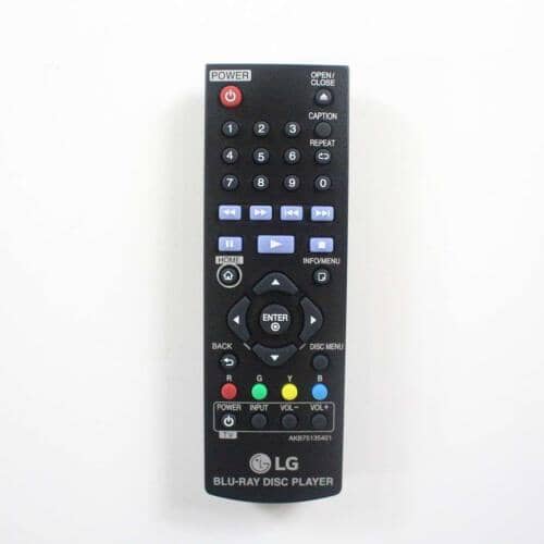 LG BPM26 Blu-ray-DVD Player Remote Control - AKB75135401 – LG Parts