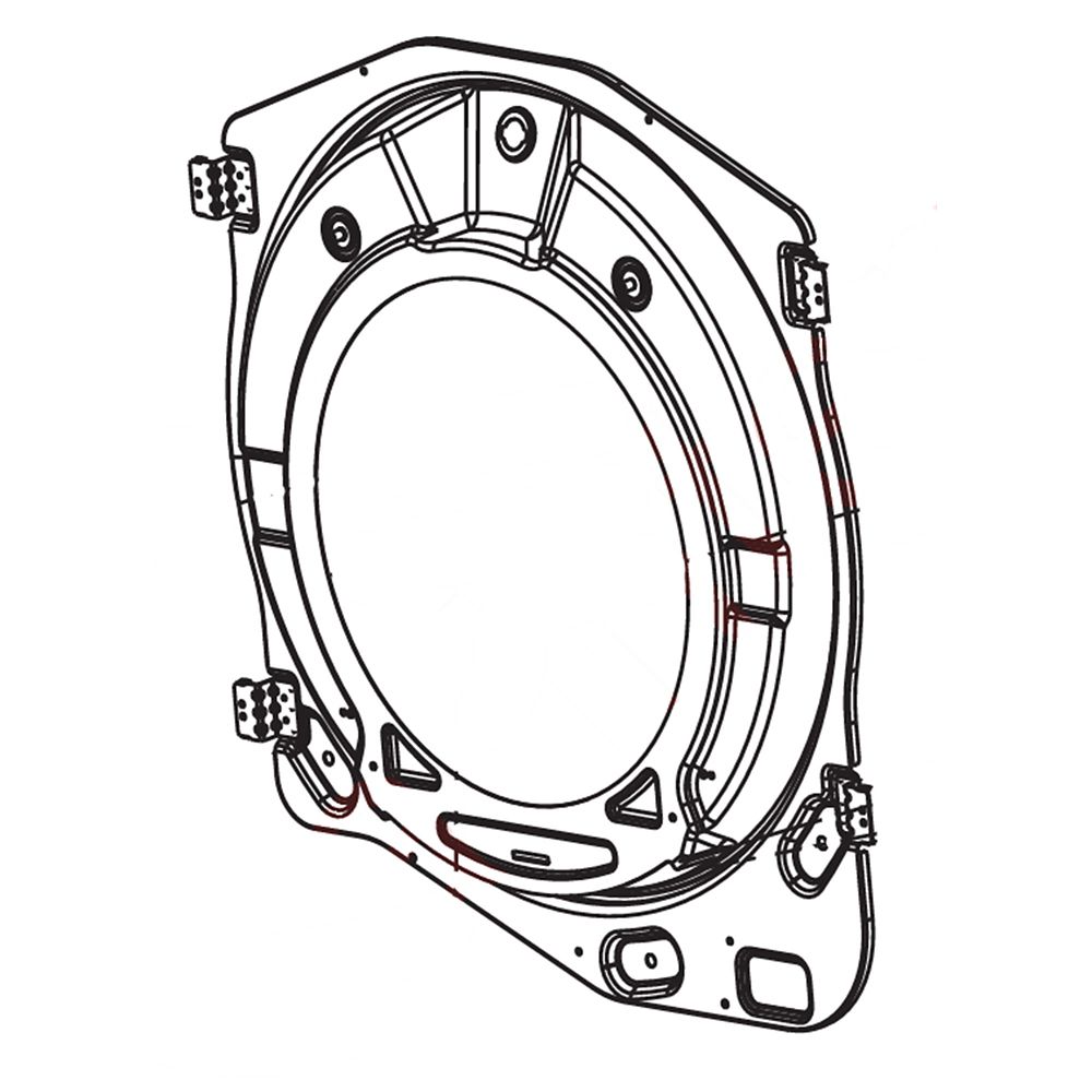 LG MJT62002801 Dryer Drumfront Tub
